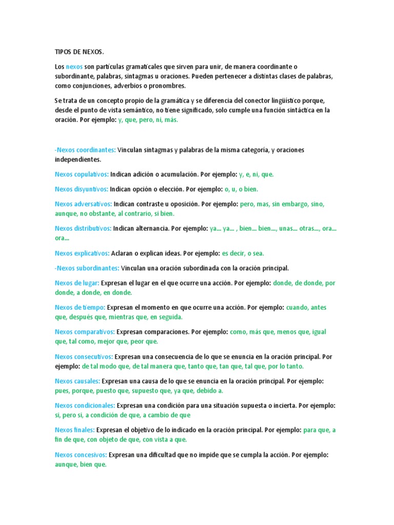 Nexos Pdf Oración Lingüística Semiótica