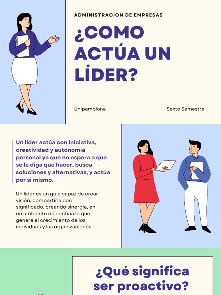 Características de un Líder Proactivo | PDF | Creatividad | Conceptos ...
