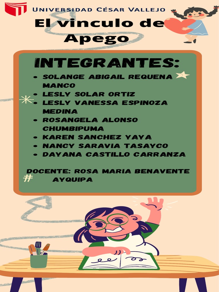 Infografia El Vinculo de Apego | PDF | Teoría de apego | Las emociones