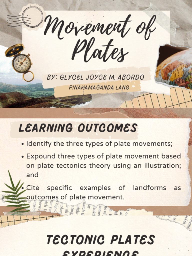 Types and Effects of Plate Movements | PDF | Science & Mathematics