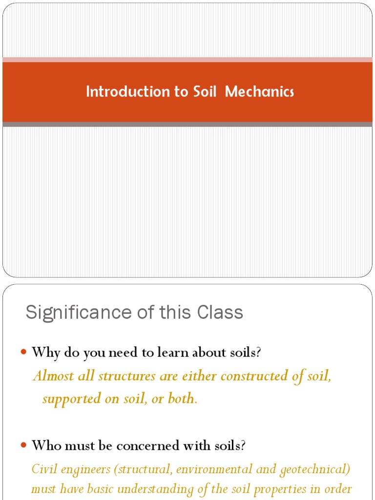 1 Introduction | PDF | Geotechnical Engineering | Soil