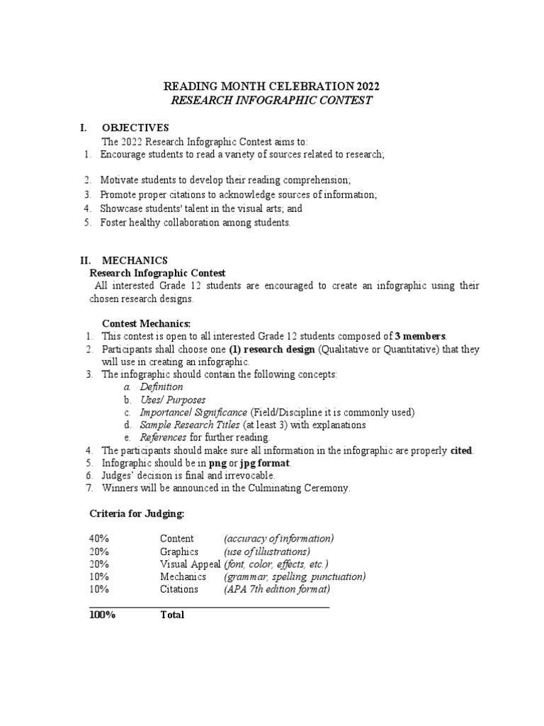 Reading Month Celebration 2022 | PDF