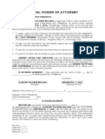 SPA To Process Business Permit With The BIR | PDF | Power Of Attorney ...
