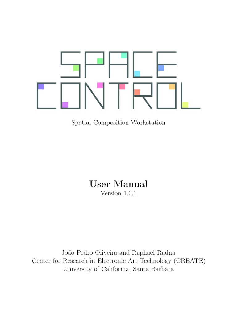 Space Control User Manual | PDF | Menu (Computing) | Microsoft Windows