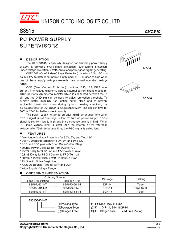ST9S429-PG14 Circuito Power Ok | PDF | Power Supply | Cmos