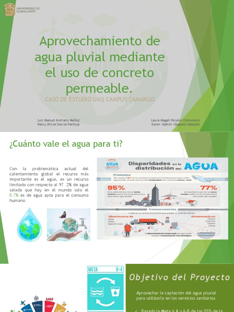 Proyecto Final Concreto Permeable | PDF | Hormigón | Agua