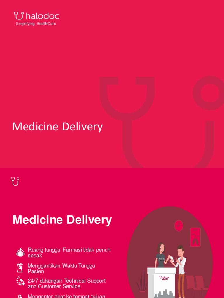 Presentasi Halodoc Go - Layanan Antar Obat | PDF