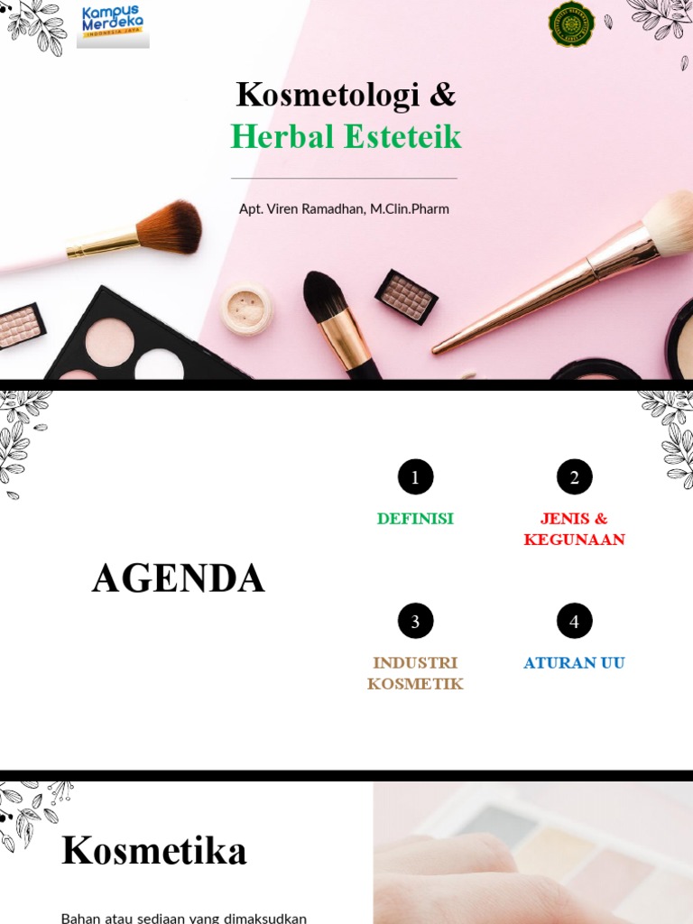 Kosmetologi & Herbal Esteteik | PDF