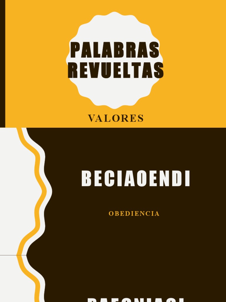 Palabras Revueltas | PDF