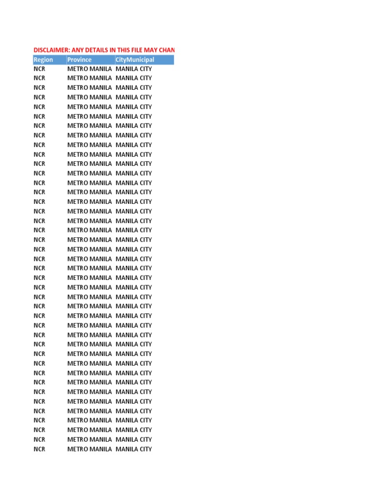 List of Internal Medicine in NCR and Bulacan | PDF | Metro Manila | Internal Medicine
