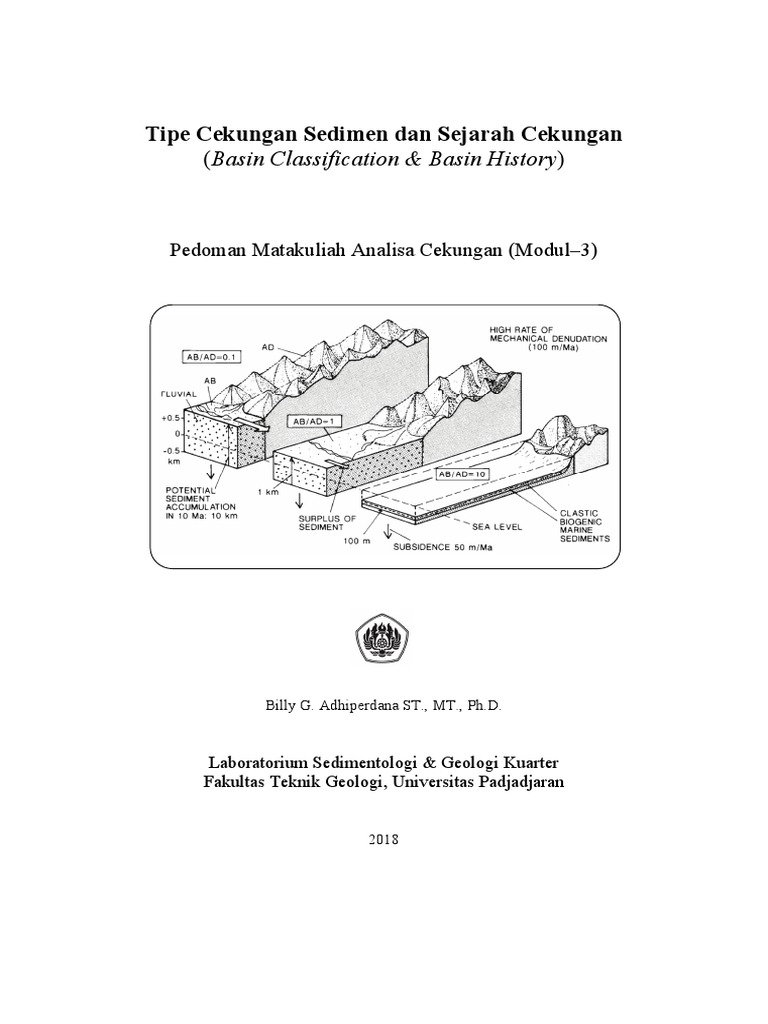 Klasifikasi & Sejarah Cekungan Sedimen | PDF | Sains & Matematika