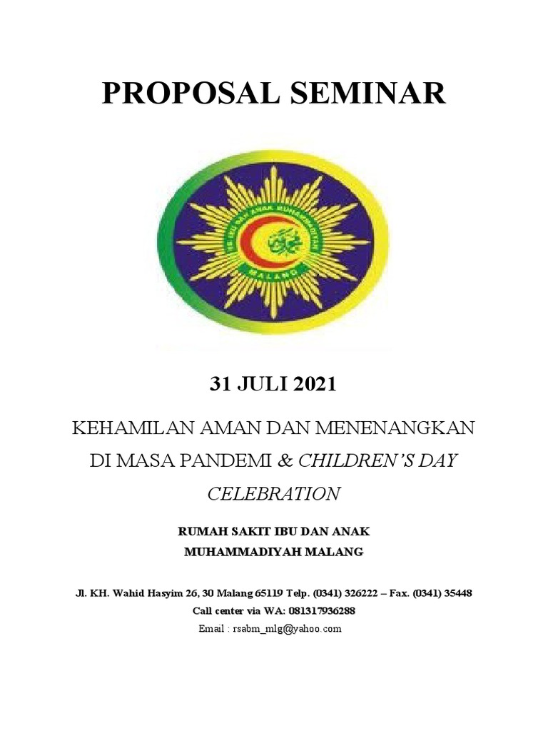 Proposal IDI 2021 | PDF | Kesehatan Holistik