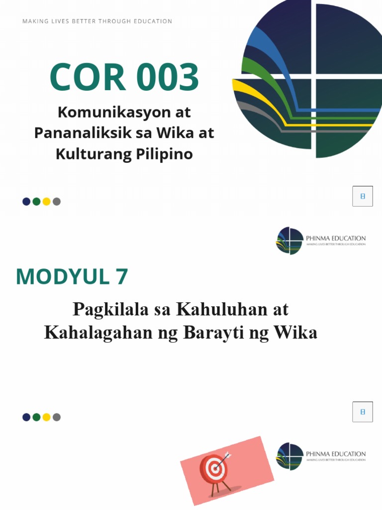 Cor 003 - Modyul 7-8 | PDF