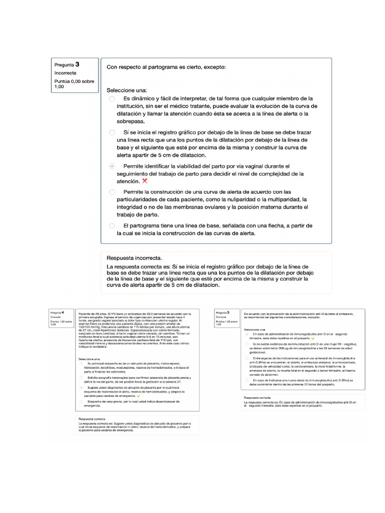 Parcial Obstetricia Compilado | PDF