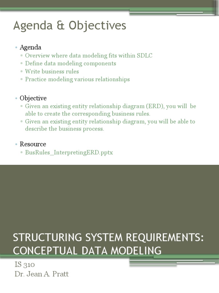 BusRules InterpretingERDs | PDF | Information Science | Information Management