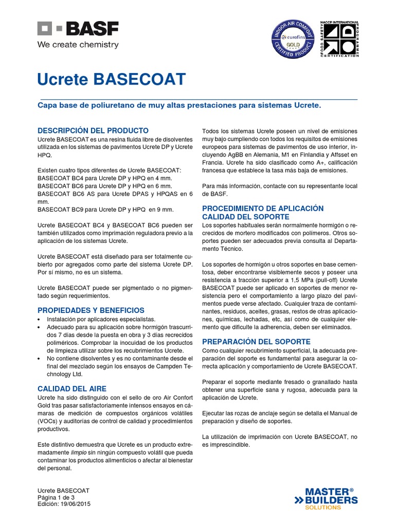 Ucrete BC | PDF