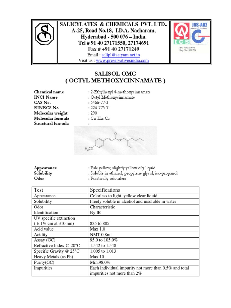 Salisol Omc - SPC | PDF