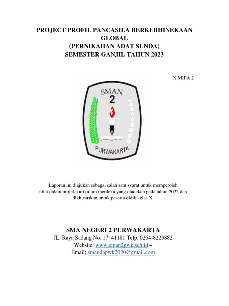 Project Profil Pancasila Berkebhinekaan Global | PDF
