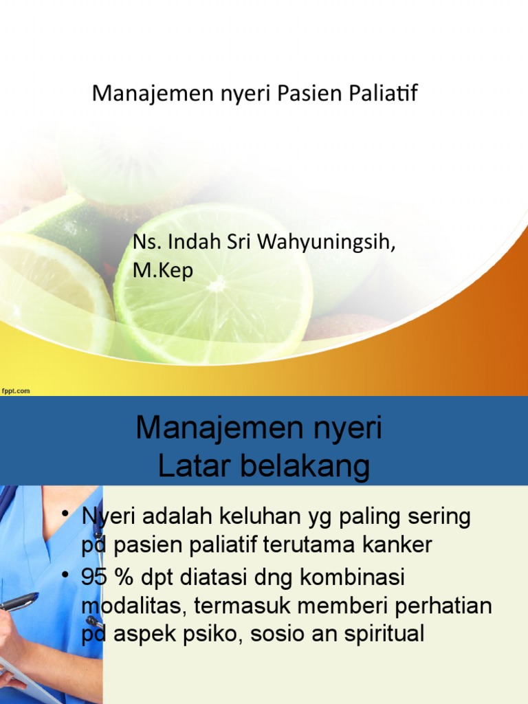 Manajemen Nyeri Pasien Paliatif Kanker | PDF