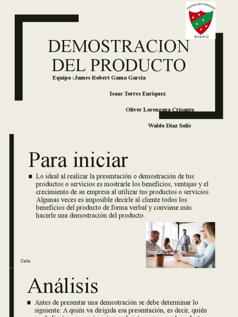 Guía para Demostraciones Efectivas | PDF | Cliente | Business