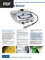 Linx 8920 Datasheet | PDF | Printer (Computing) | Usb