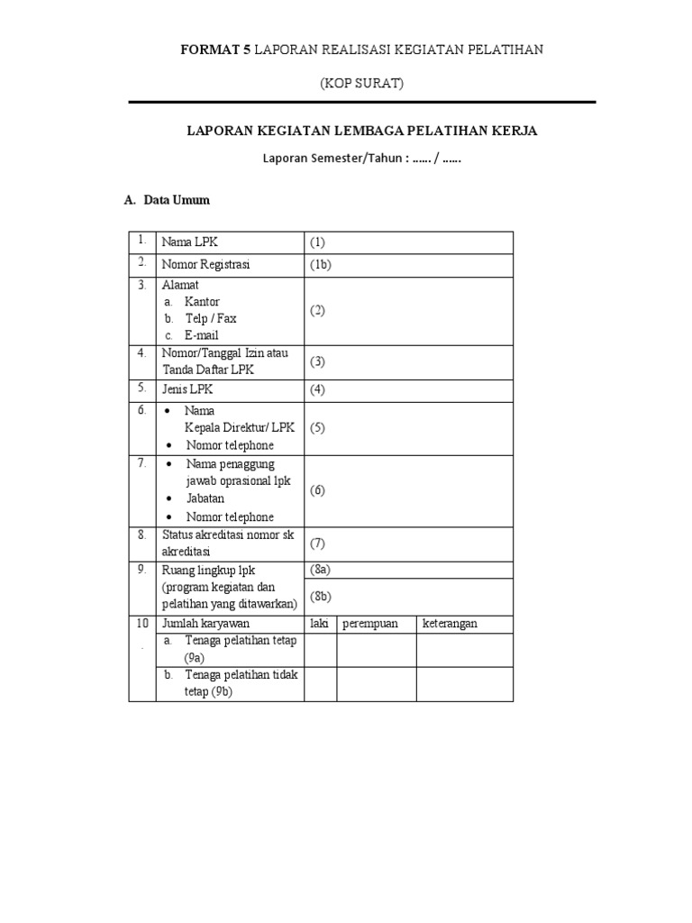 Indra Maulana - Tugas Tabel Kop Surat | PDF