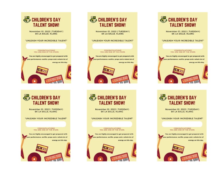 Childrens'Day Card | PDF