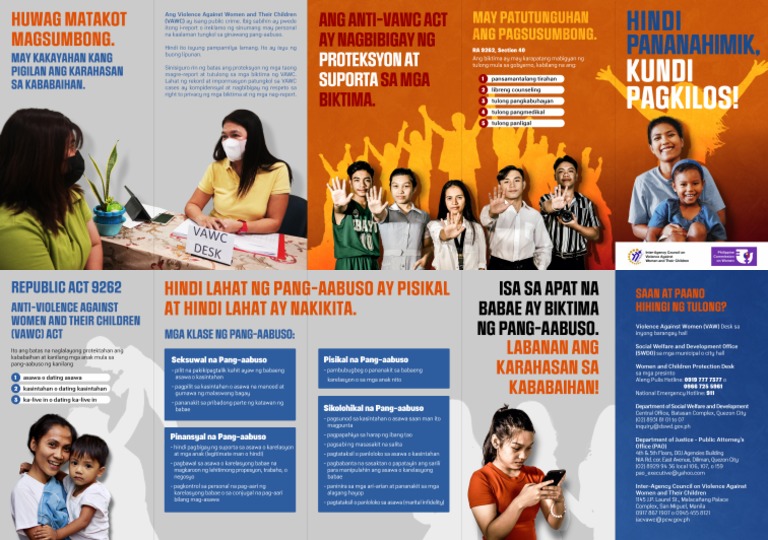 PCW Brochure Inter Agency Council On Violence Against Women and Their ...