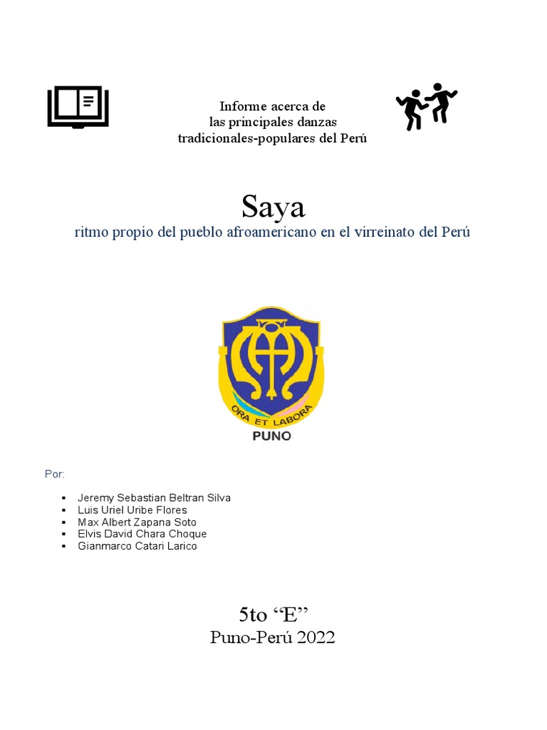 Saya Peruana | PDF | Bailes | Perú