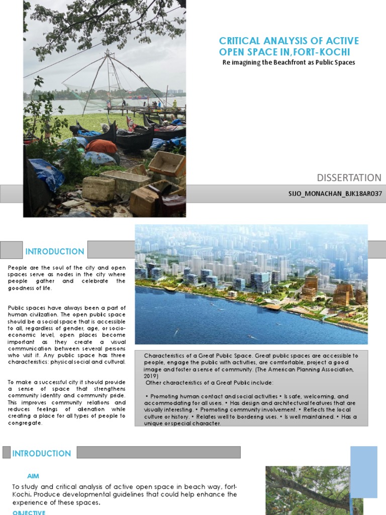 Dissertation PPT Final - Sijo Monachan | PDF | Beach | City