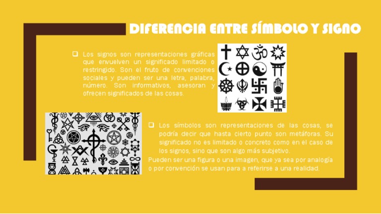 Diferencia entre Símbolo y Signo | PDF
