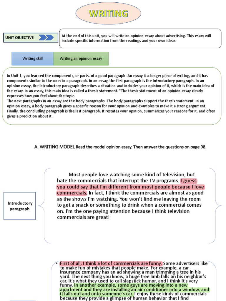Unit 4 Printed | Download Free PDF | Essays | Sentence (Linguistics)