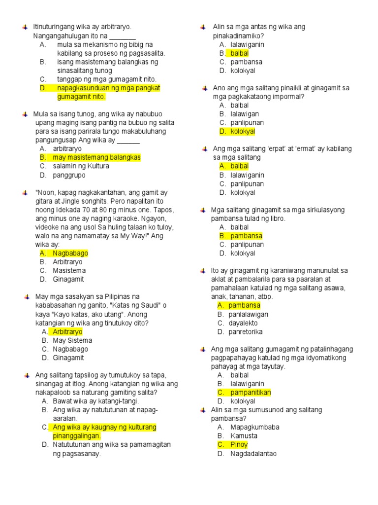 Filipino | PDF
