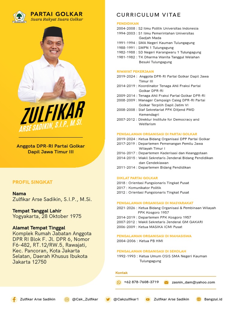 CV Zulfikar | PDF
