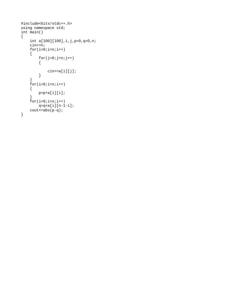 15 Diagonal Different Pdf