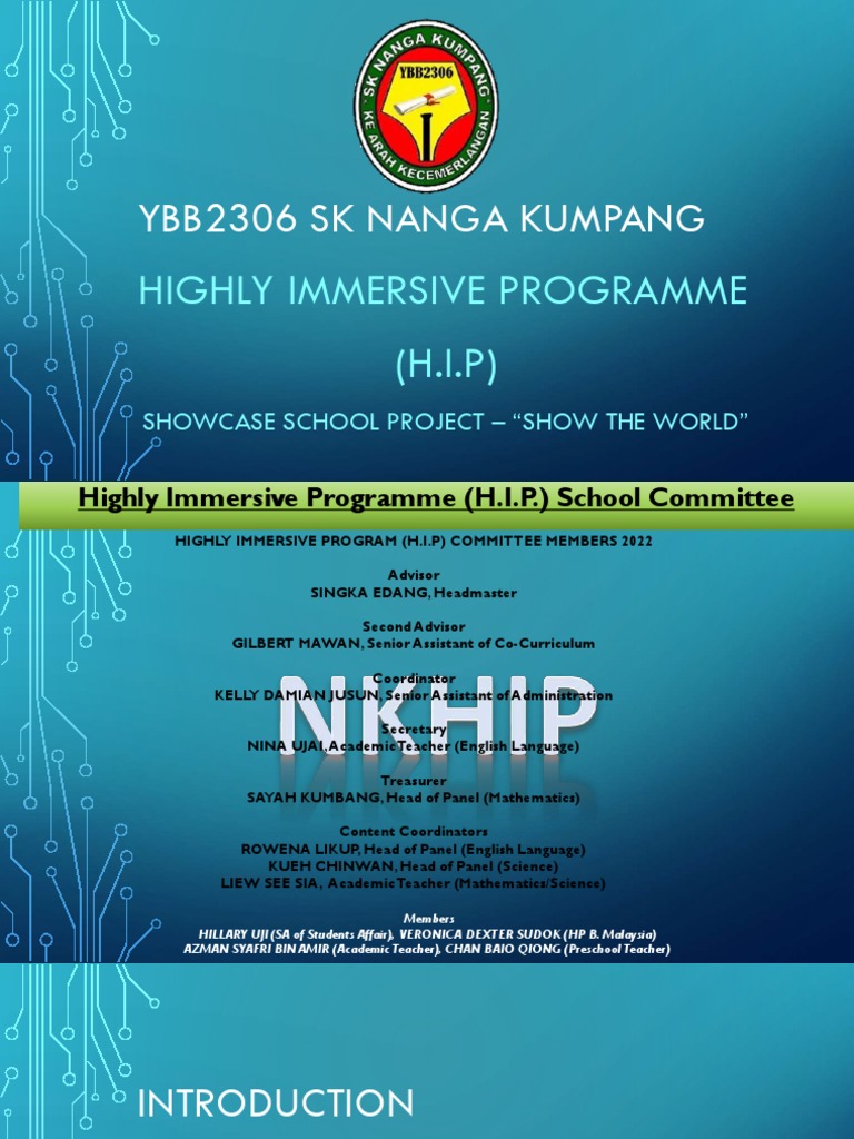 Ybb2306 SK Nanga Kumpang Showcase School Project | PDF
