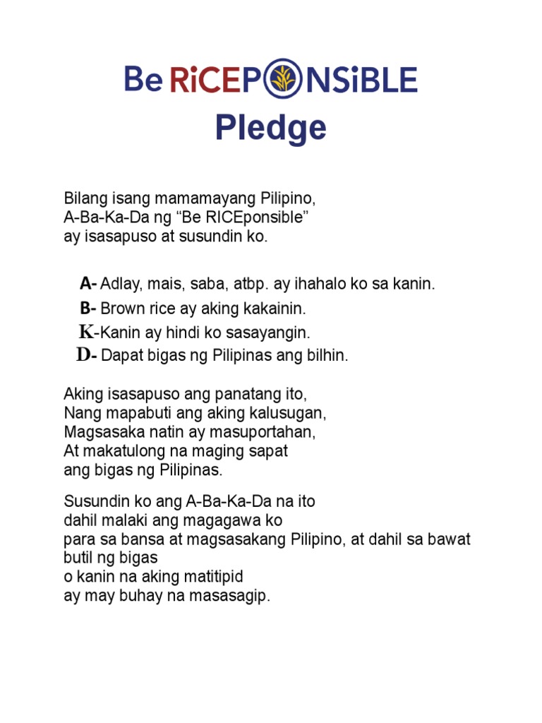 Pledge PDF | PDF