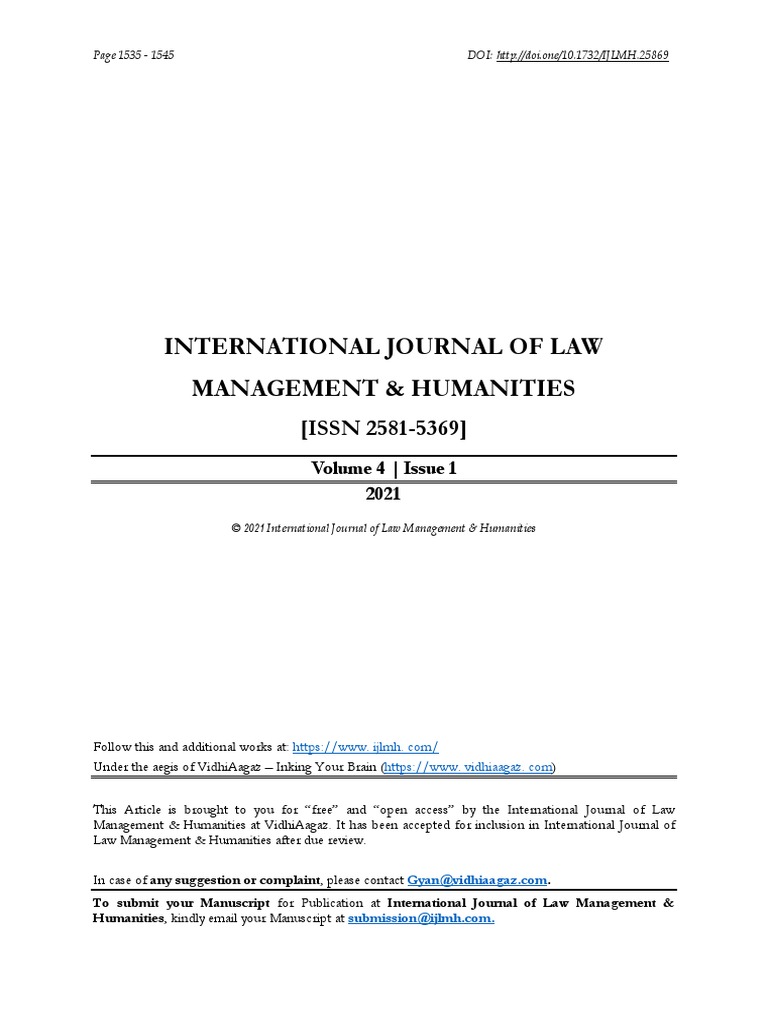 Methods of Interpretation of Statutes and Their Relevance in Modern ...