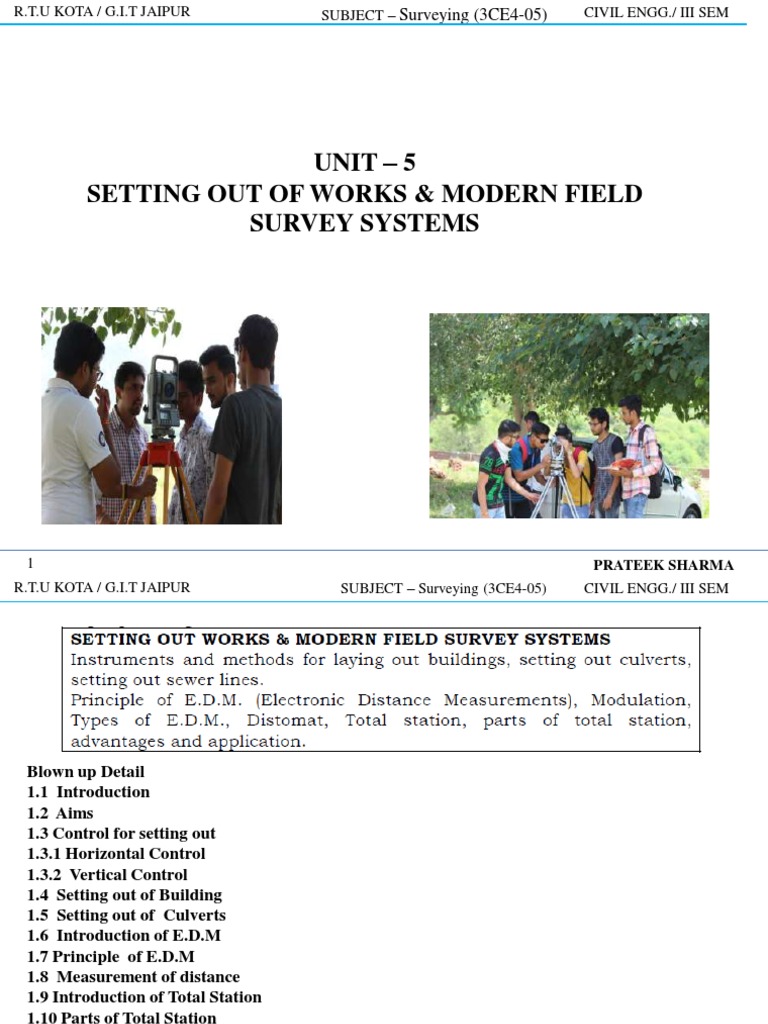 Setting Out Buildings | PDF | Surveying
