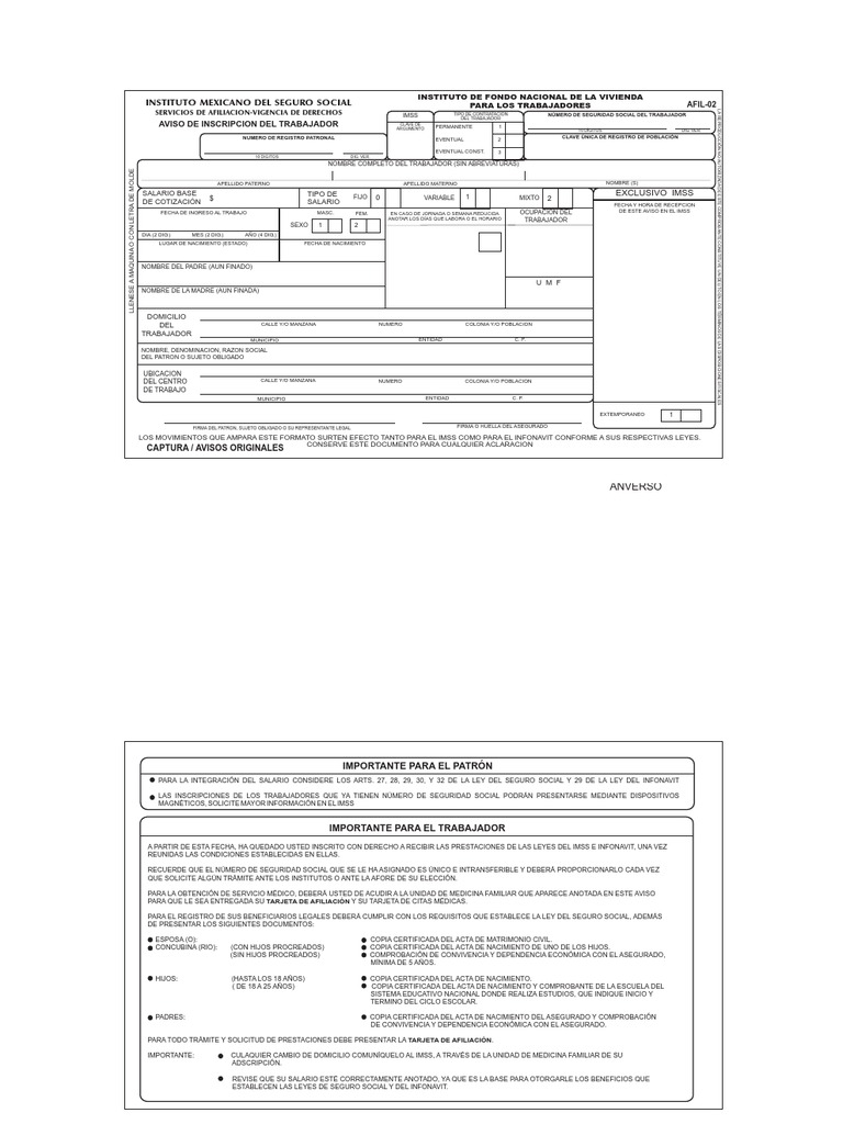 Formato Afil-02 | PDF
