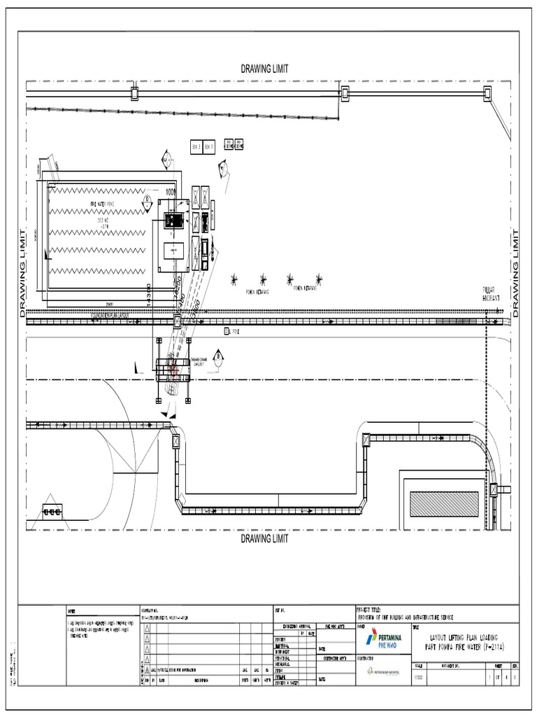 Lifting Plan Install Pompa Fire Water - Pompa 211A | PDF