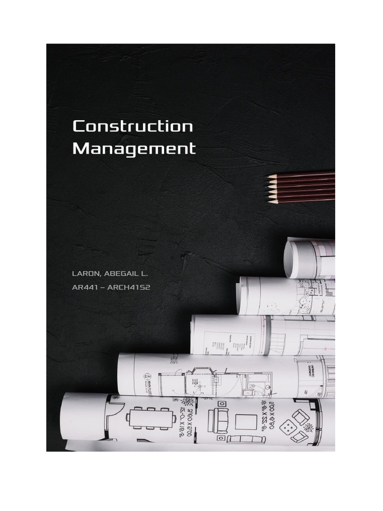 LARON A A5 Construction Management M3 | PDF | Art