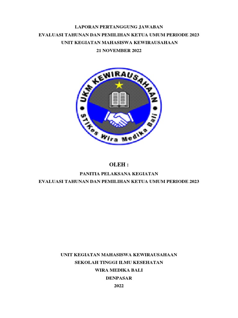 LPJ Kegiatan Evaluasi Tahunan Ukm Kwu | PDF