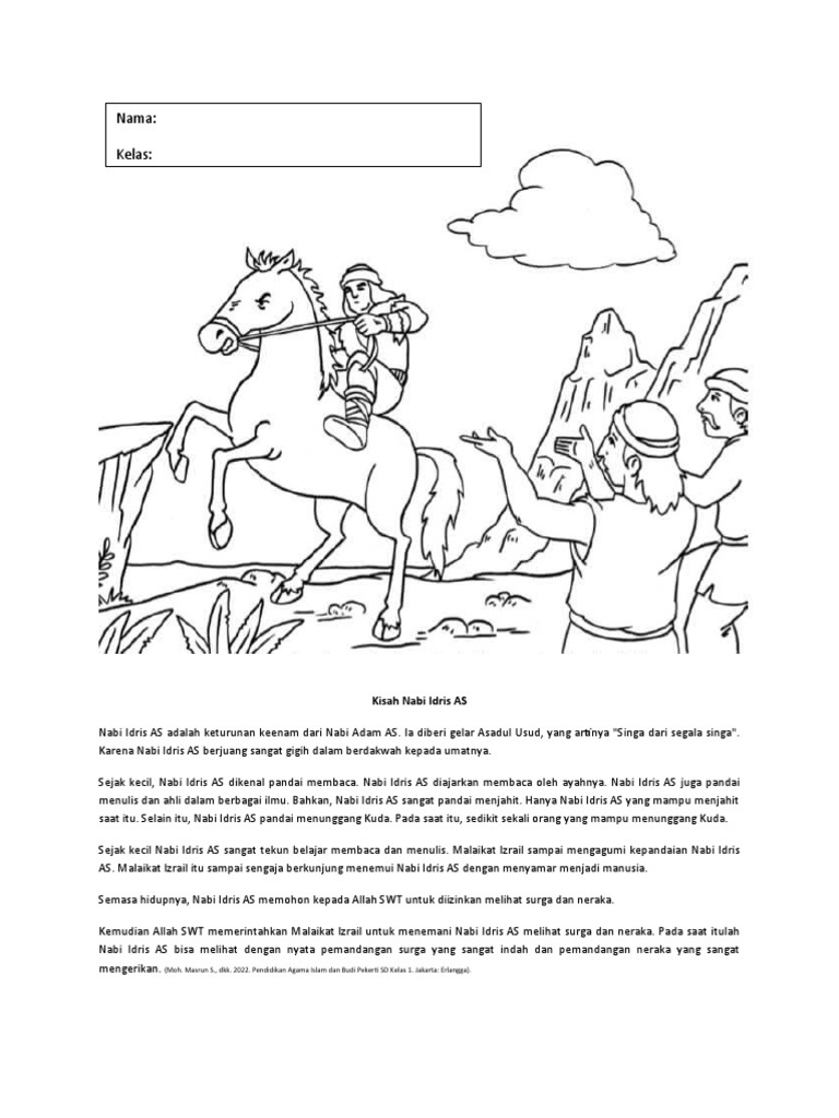 Kisah Nabi Idris AS dan Kepandaiannya | PDF