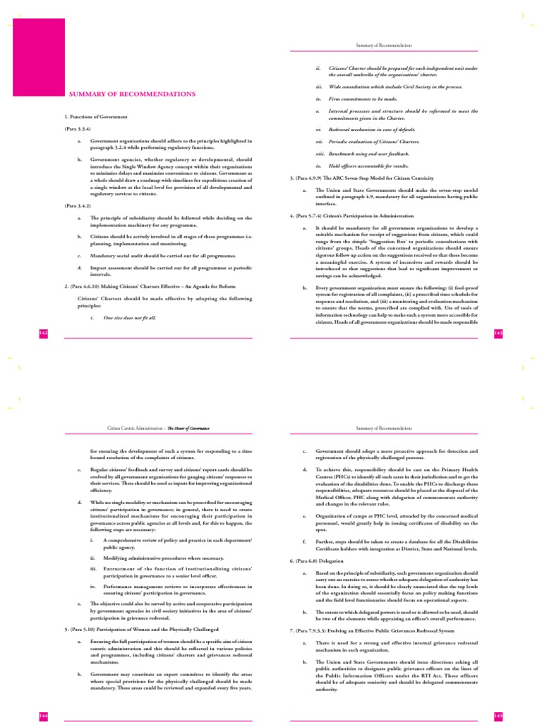 Citizen Charter Pdf
