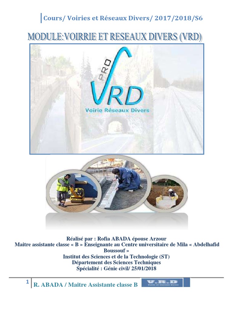Cours Voiries Et Reseaux Divers | PDF
