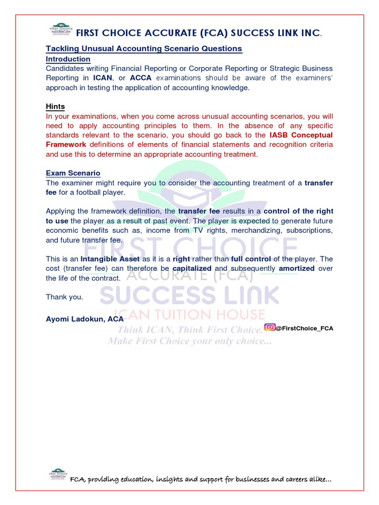 FCA Application of Accounting Knowledge 2022 | Download Free PDF ...