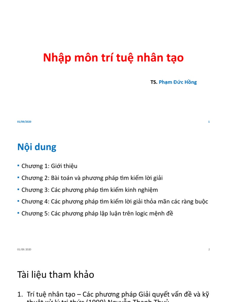 Nhap Mon Tri Tue Nhan Tao 01092020 | PDF