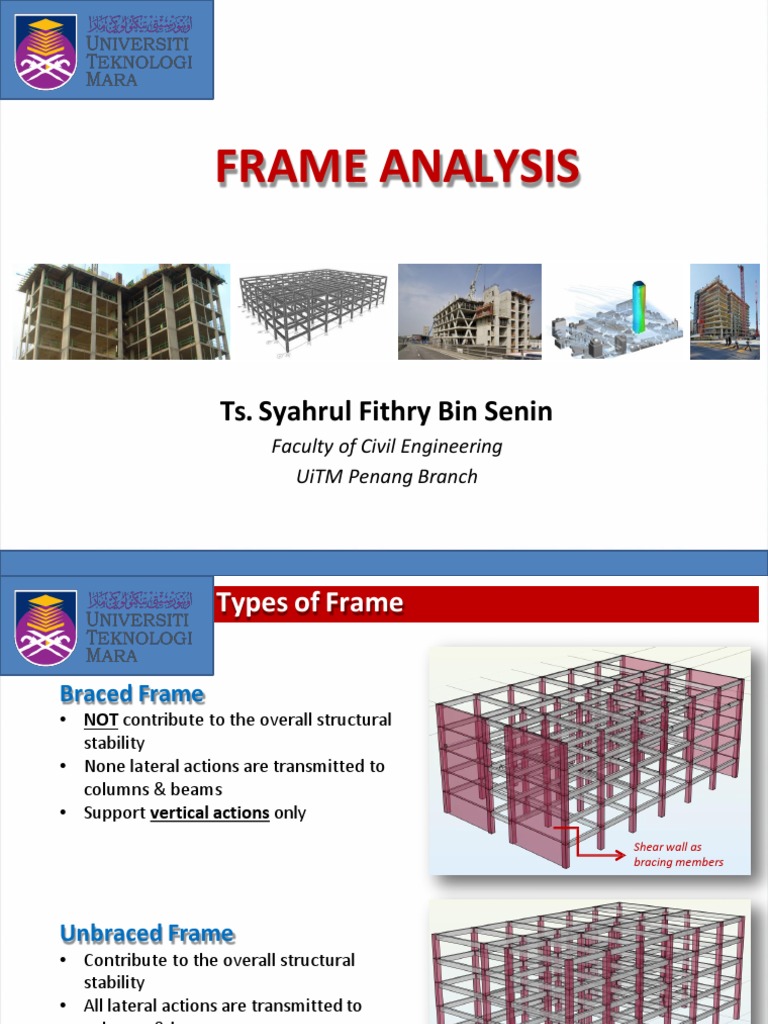 Frame Analysis: Ts. Syahrul Fithry Bin Senin | PDF | Building ...