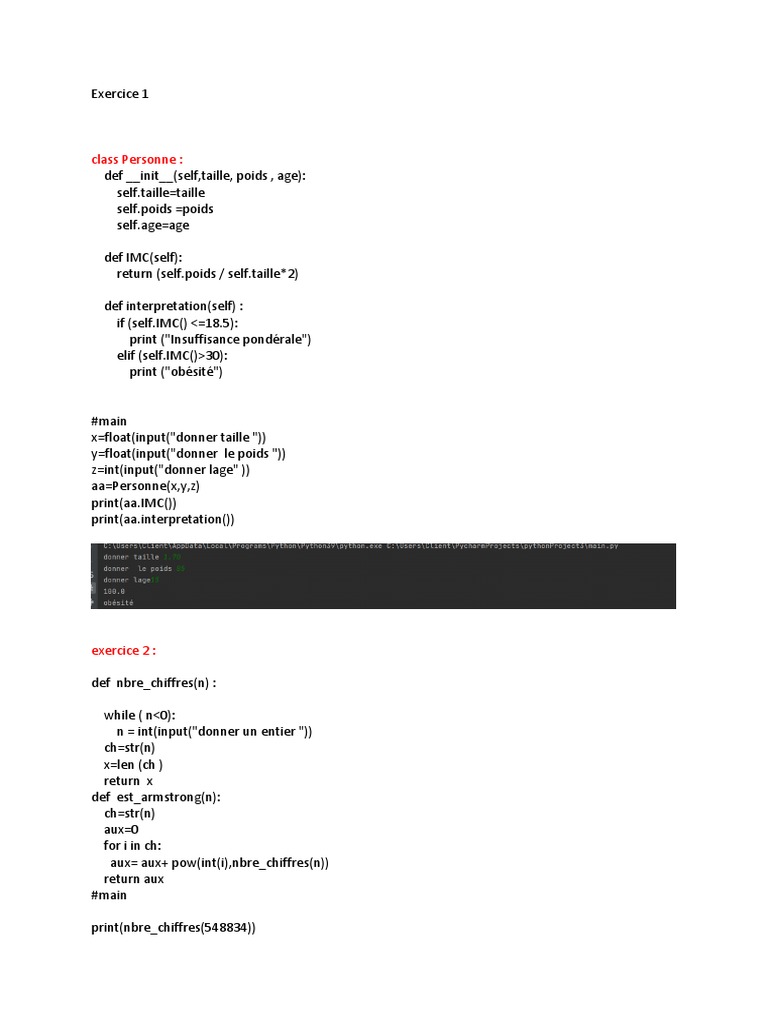 Compte Rendu Python | PDF